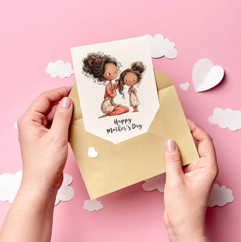 Mothers Day Clipart | Mother and Baby Illustration | Watercolor Family ...