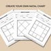 Blank Vedic Astrology Chart, Printable North Indian Kundli Worksheet ...