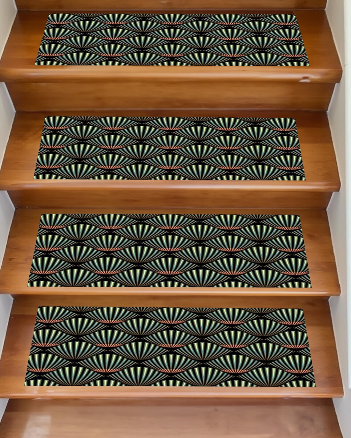 Step Mat,geometric Step Mat,pattern Stair Rug,stair Tread Rug,design ...
