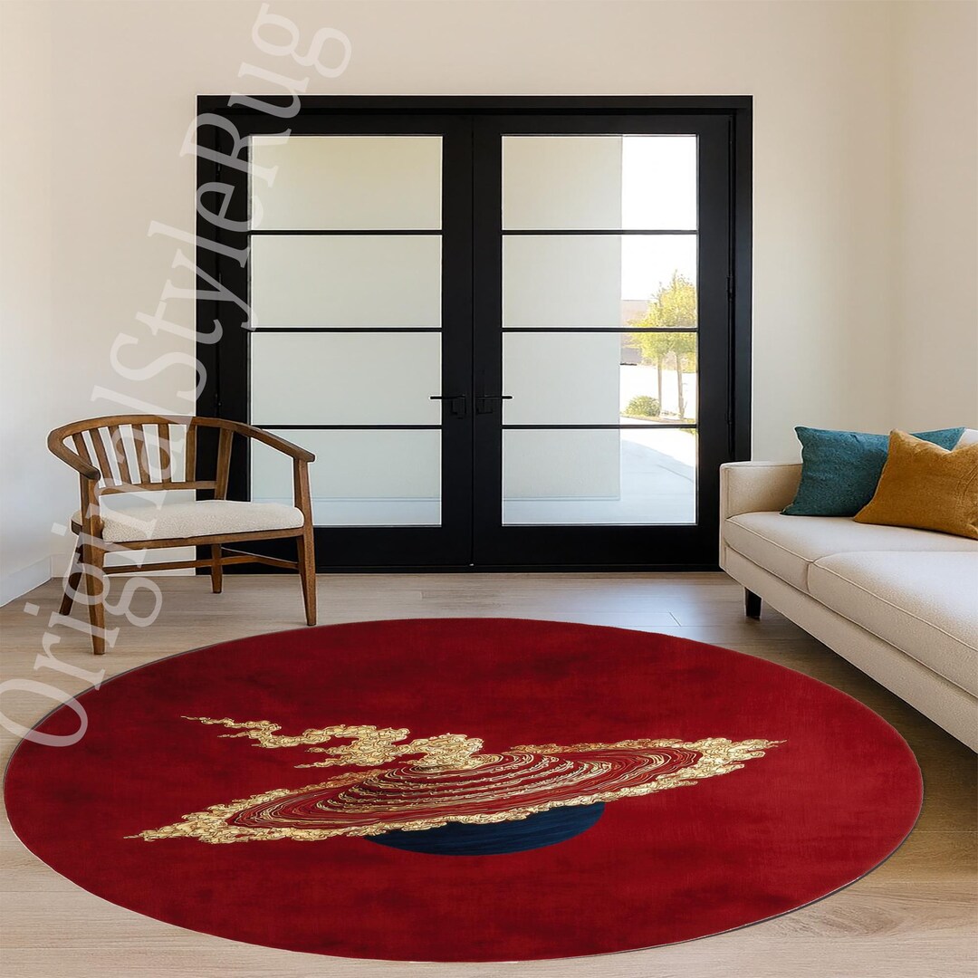 Japanese Rug,japanese Art Rug,living Room Rug,art Rug,fantastic Pattern ...