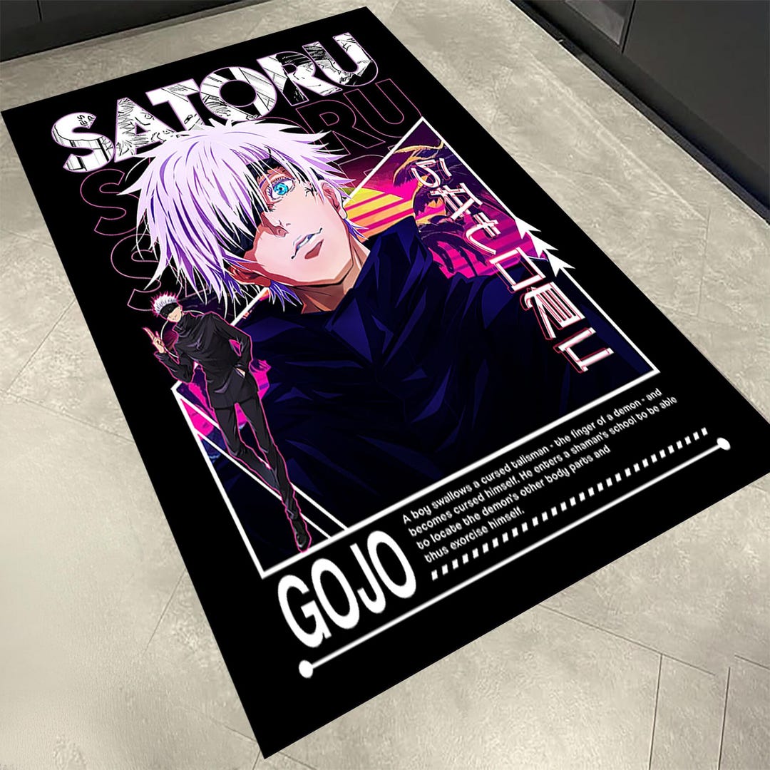 Anime Rug,custom Anime Rug,anime Character,anime Decor,fantastic Anime ...