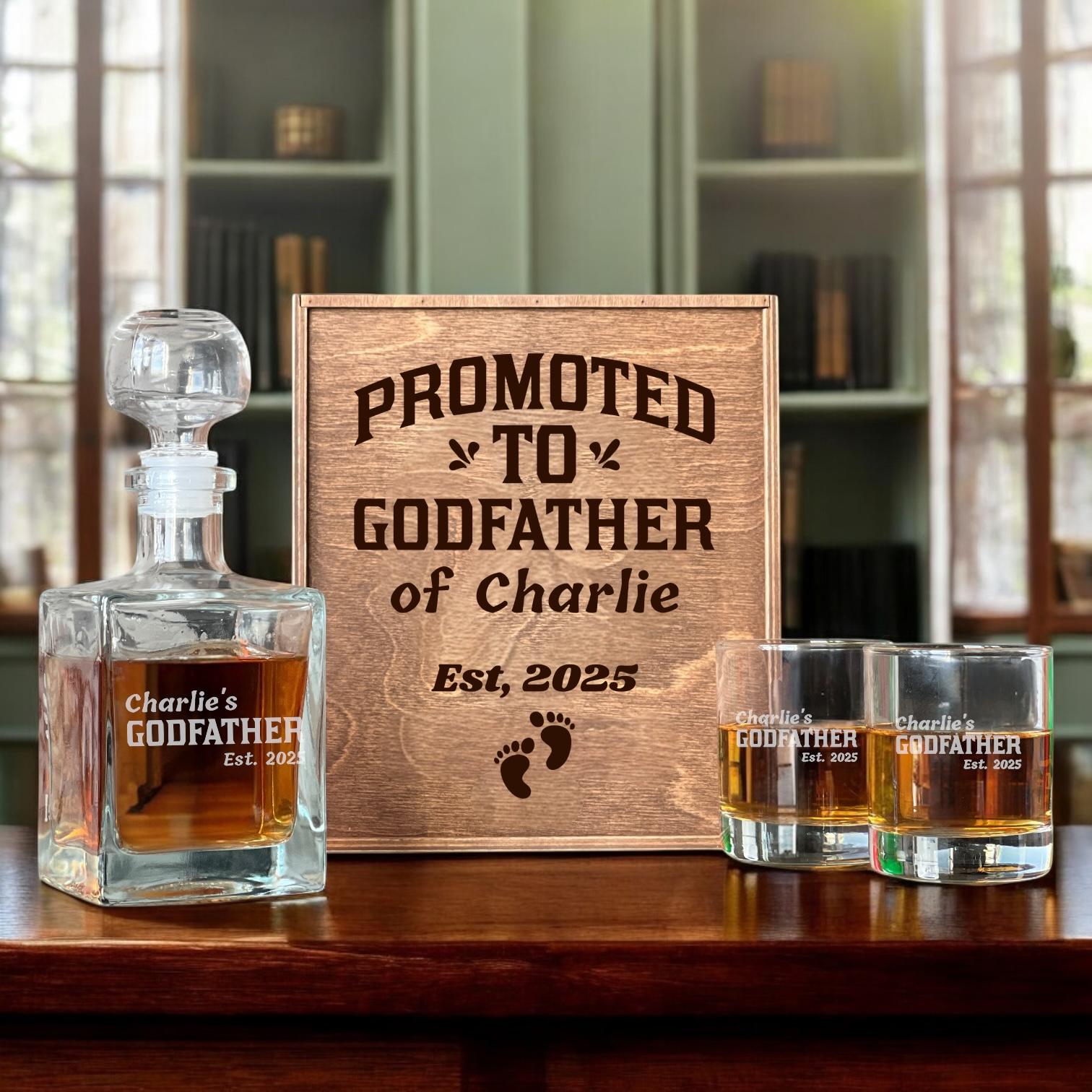 Padrino Proposal Gift, Asking Godfather, Be My Godfather, Whiskey ...