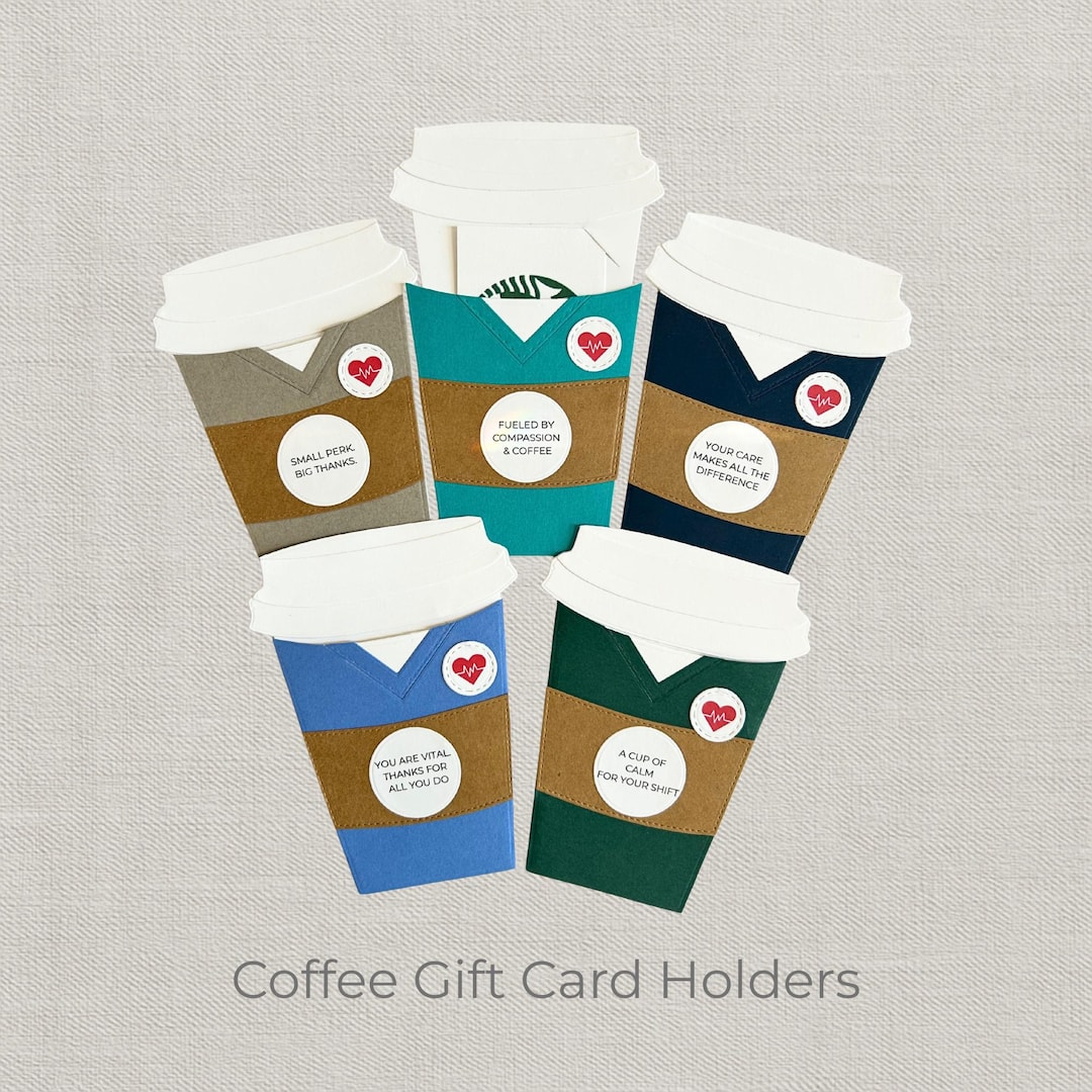 Nurse Appreciation Coffee Cup Gift Card Holder, Nurse Week Gift ...
