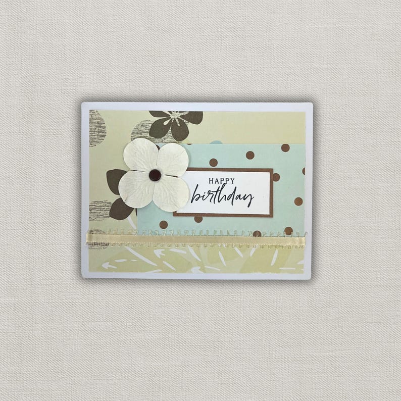 Handmade Greeting Card Set – Floral Birthday, Sympathy, Thank You ...