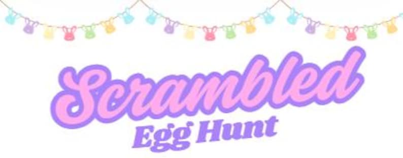 Easter Egg Hunt Scramble- A Code Breaker Game for Children and Adults ...