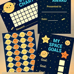 Printable Star Reward Chart for Kids Chore and Behavior Tracker 8 Pages ...