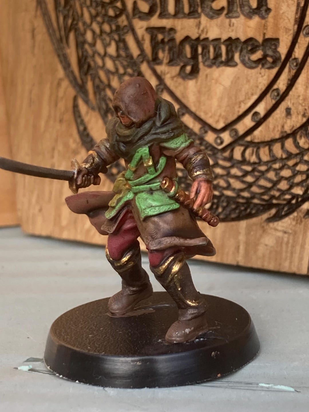 Hand-painted Human Rogue (male)- Miniature on 28mm Base - Etsy UK