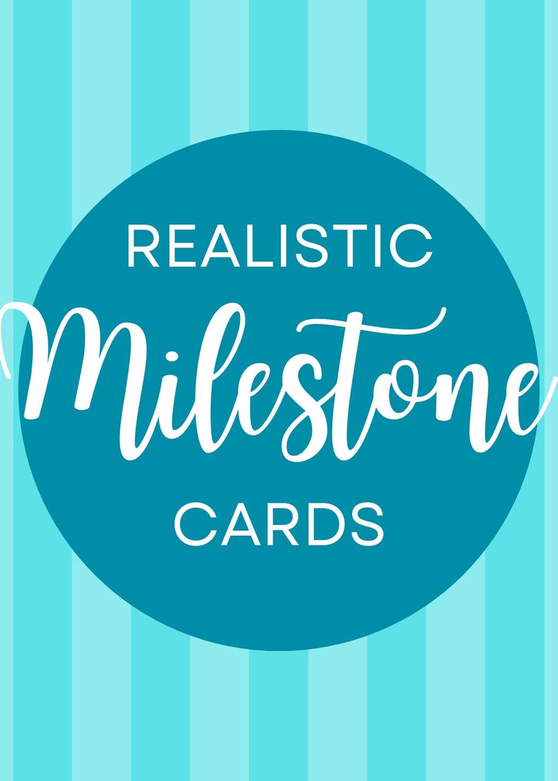 Funny Baby Milestone Cards - 20 Count - Etsy