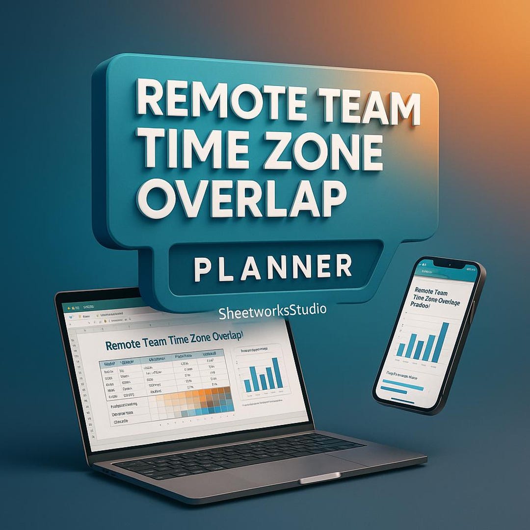 Excel Time Zone Overlap Tool | Remote Team Meeting Planner + UTC ...