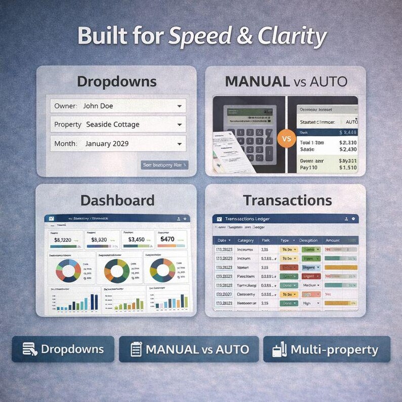 Airbnb Manager OS Bundle | Excel & Google Sheets | Short-term Rental ...