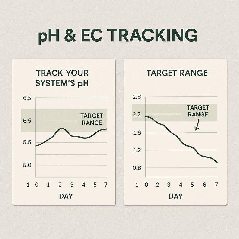 Hydroponic Garden Tracker Bundle (excel + Printable) | Daily & Weekly ...