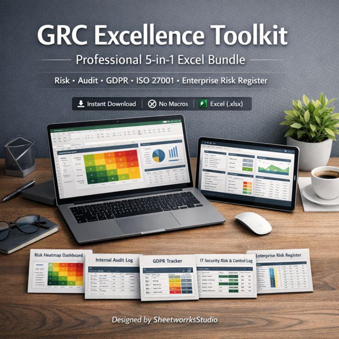 GRC Excel Toolkit Bundle | Risk, Audit & Compliance Management ...