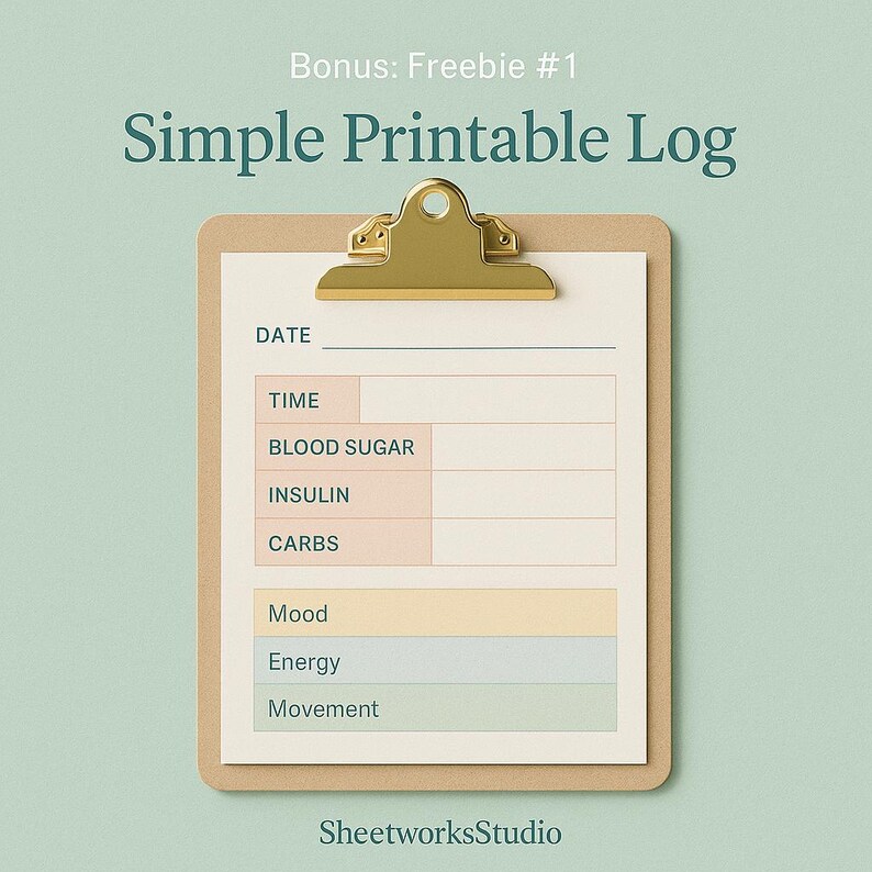 Diabetes Tracker Spreadsheet (excel and Google Sheets) | Blood Sugar ...