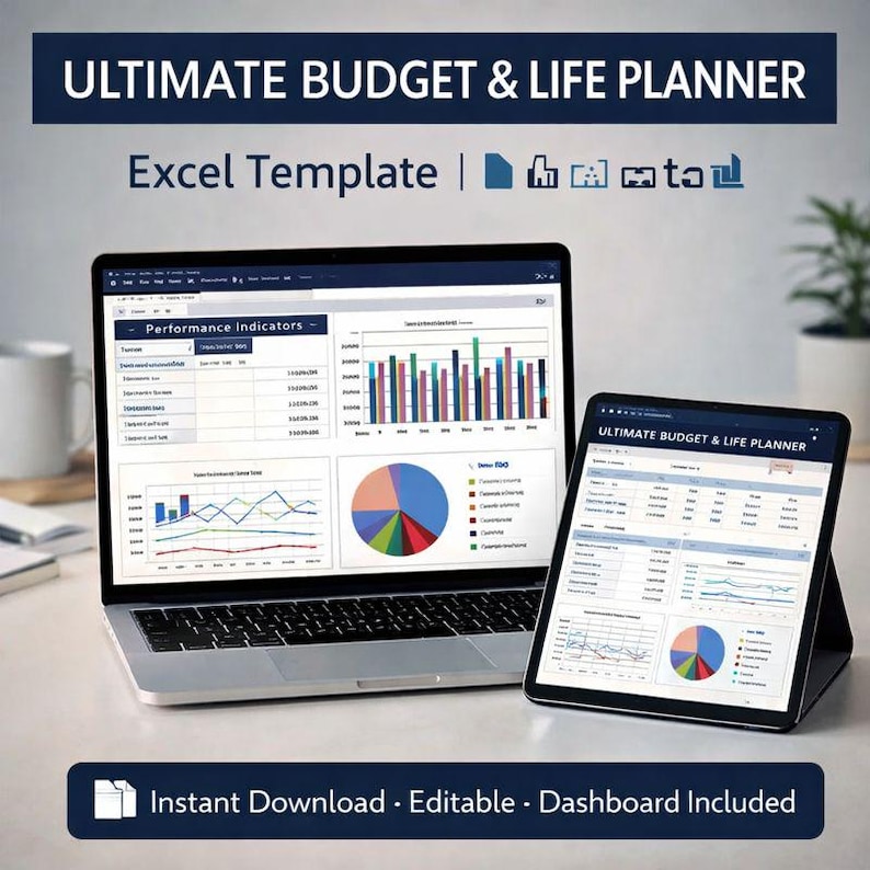3-in-1 Excel Finance Bundle | Budget & Investment Tracker + Crypto ...