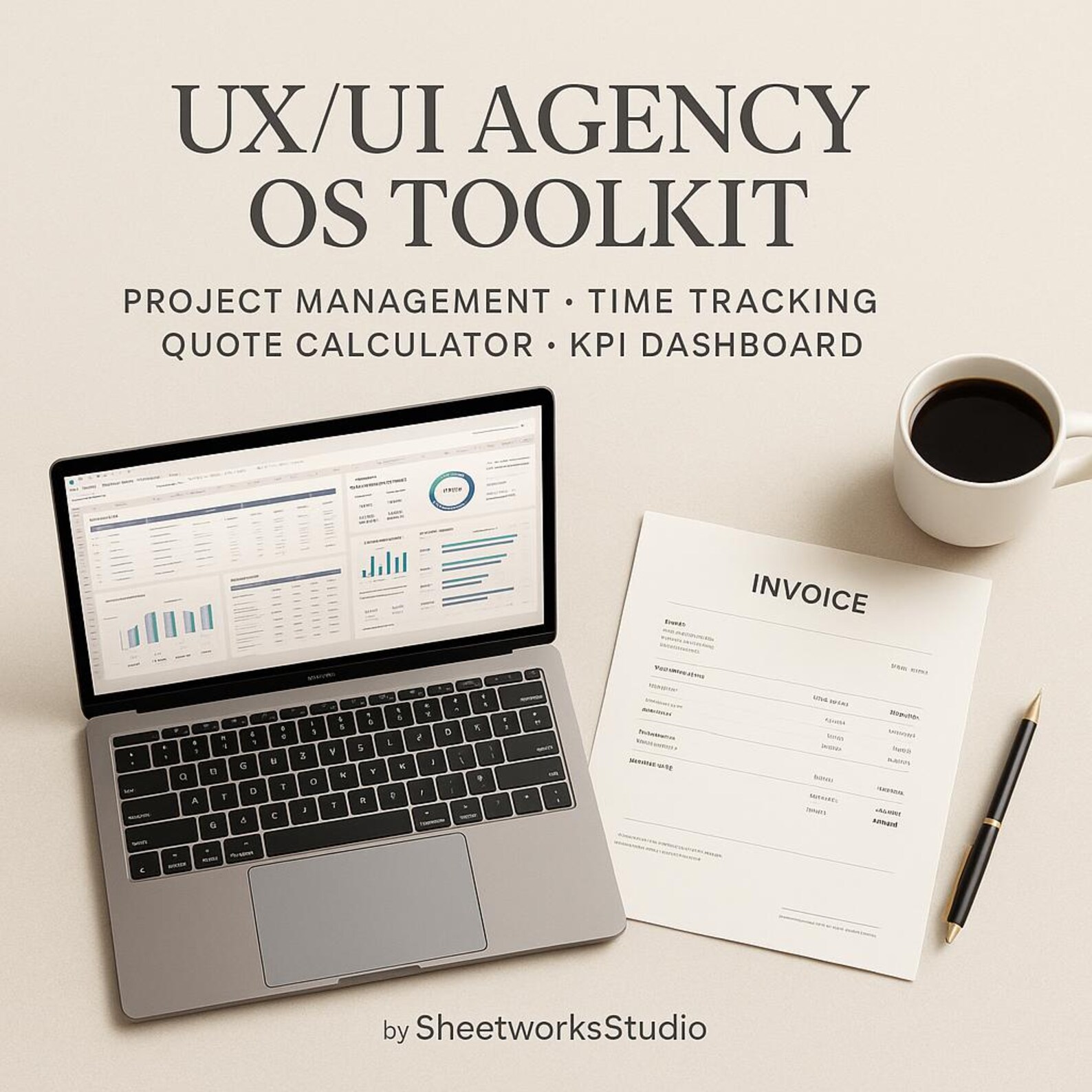 UX/UI Agency OS Toolkit | Project Management, Time Tracking & Quote ...