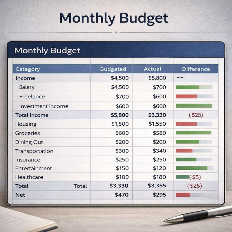 3-in-1 Excel Finance Bundle | Budget & Investment Tracker + Crypto ...