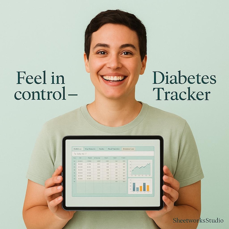 Diabetes Tracker Spreadsheet (excel and Google Sheets) | Blood Sugar ...