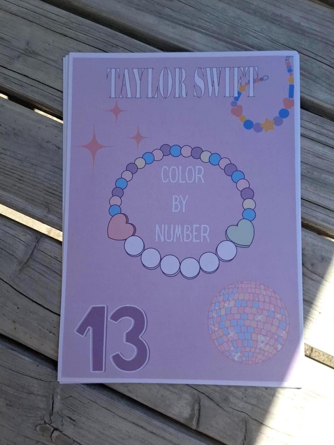 Color by Number: Taylor Swift - Etsy
