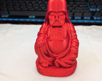 Large Silver Darth Vader Buddha Statue Star Wars - Etsy