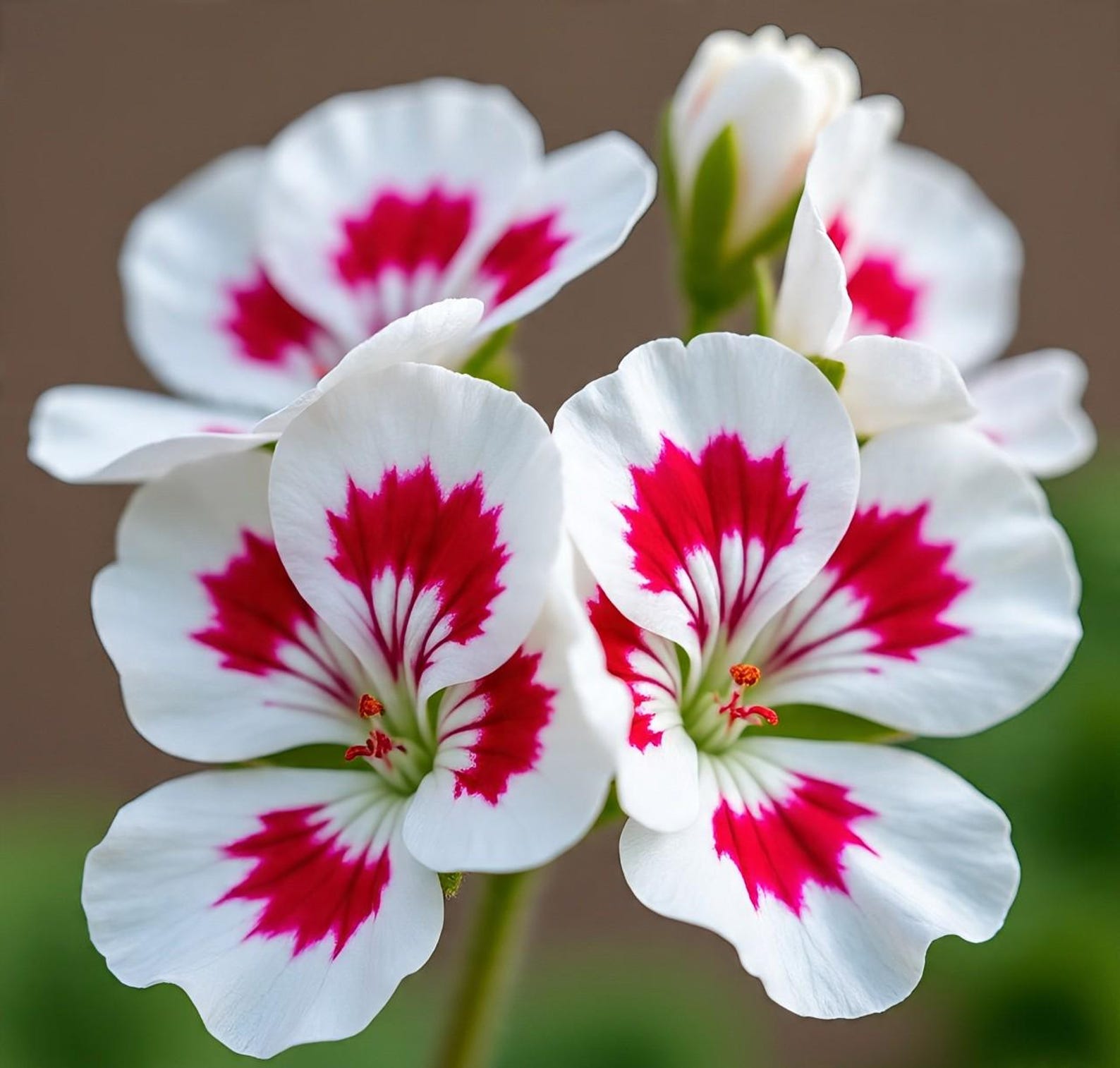 Geranium Zonal Pinto Series White Seeds, Pelargonium, Geraniums ...