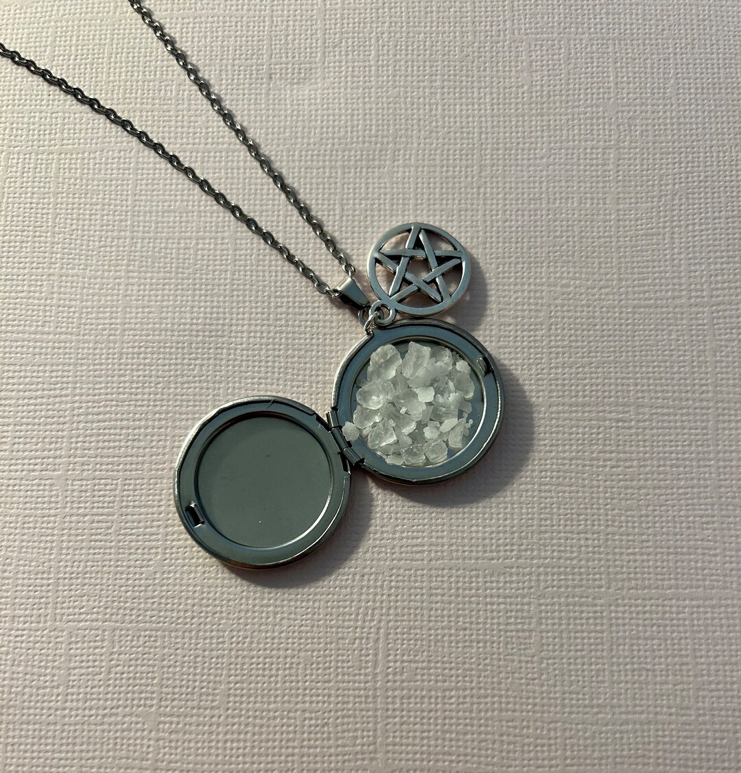 Supernatural Inspired Pentagram Locket Devils Trap Dean Sam - Etsy