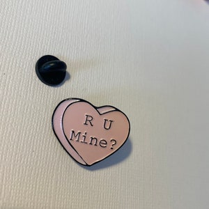 Arctic Monkeys Heart Enamel Pins. AM Soft Enamel Pin Badge - Etsy