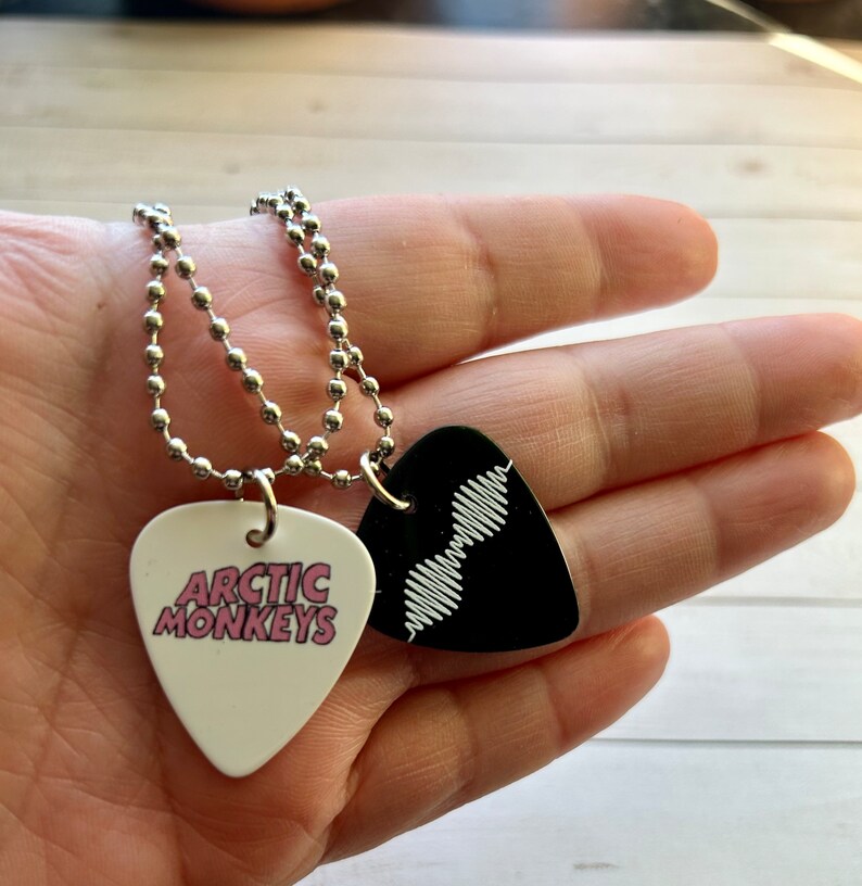 Arctic Monkeys Guitar Pick Necklace. Alex Turner. Am. FREE - Etsy