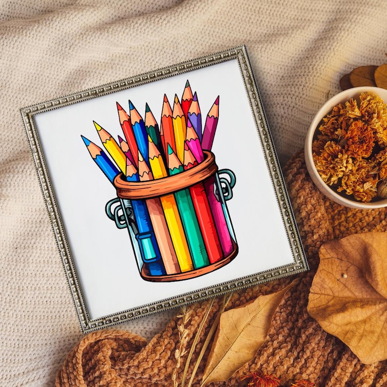School Supplies Clipart Set: Teacher Graphics, Back to School (SVG ...