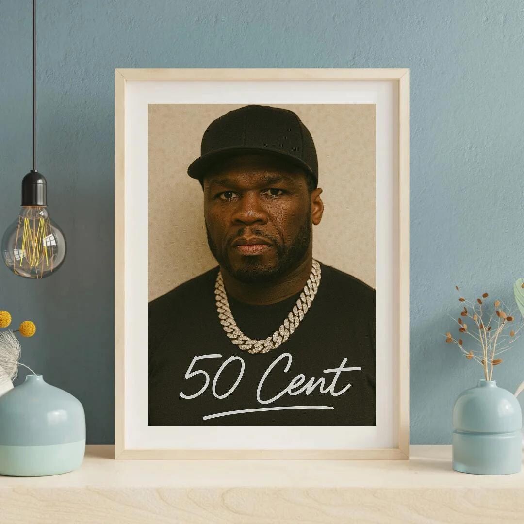 50 Cent Fan Art Print – 6x8 Glossy Photo Paper | Rap Icon Poster ...