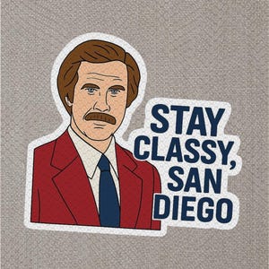 Stay Classy San Diego Sticker - Etsy