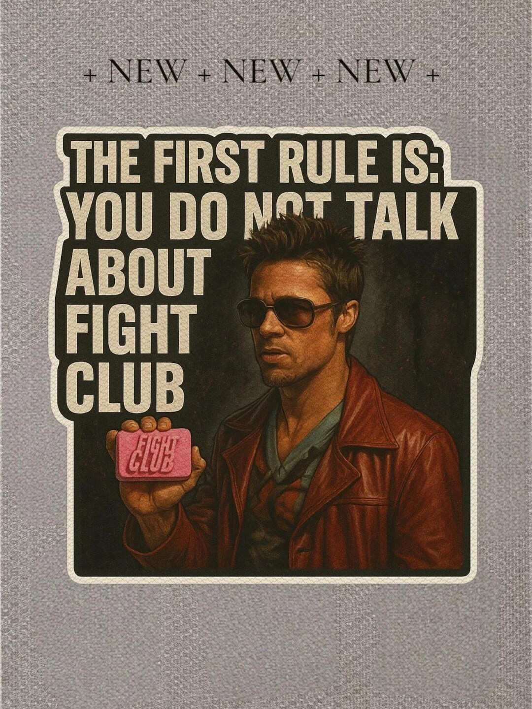 Fight Club Sticker or Magnet – "the First Rule Is: You Do Not Talk ...
