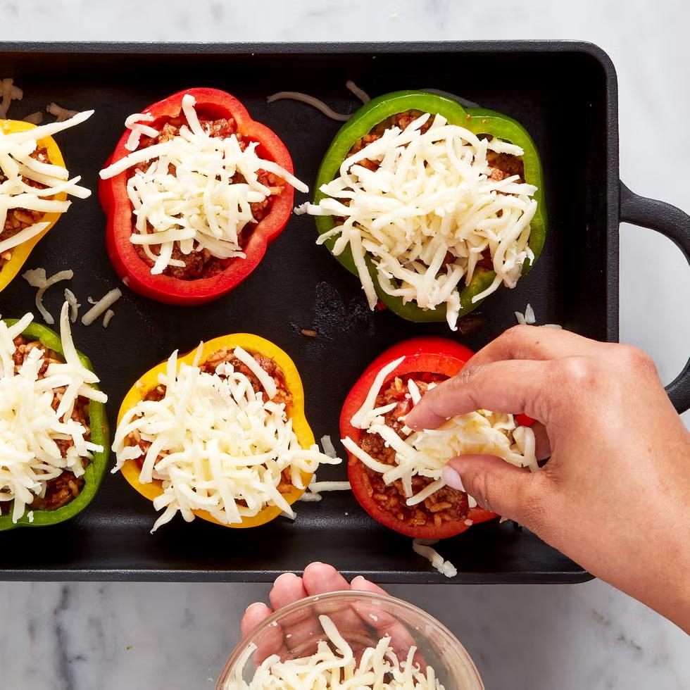 Best Recipe. Classic Stuffed Bell Peppers |keto Friendly| Printable ...