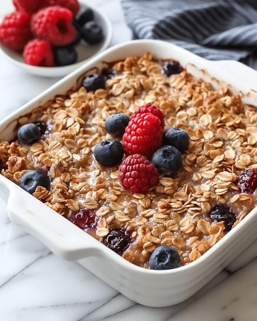 Healthy Recipe, Baked Oatmeal | Printable Dessert Recipe | Download PDF ...