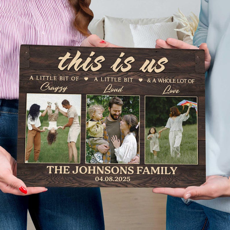 Custom Family Photo Canvas – This is Us Wall Art - Etsy
