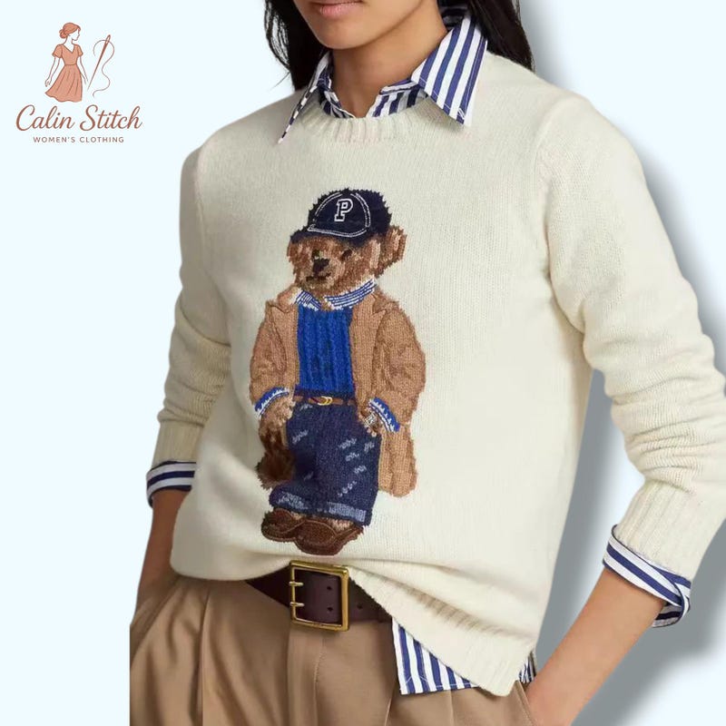 Jacquard Womens Jumper - Etsy