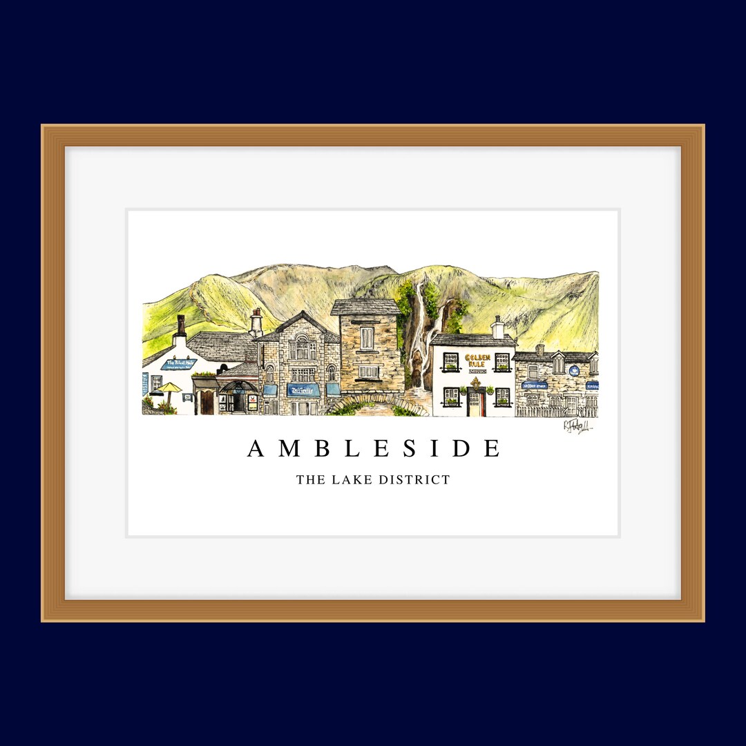 Ambleside (lake District) Art Print - Etsy
