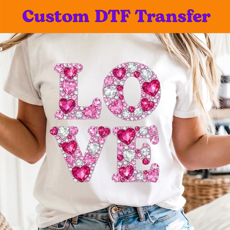 Dtf Crystal Transfer - Etsy