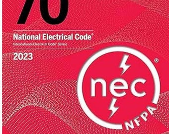 NFPA 70 Nec, National Electrical Code, 2023 Edition, Paperback With ...