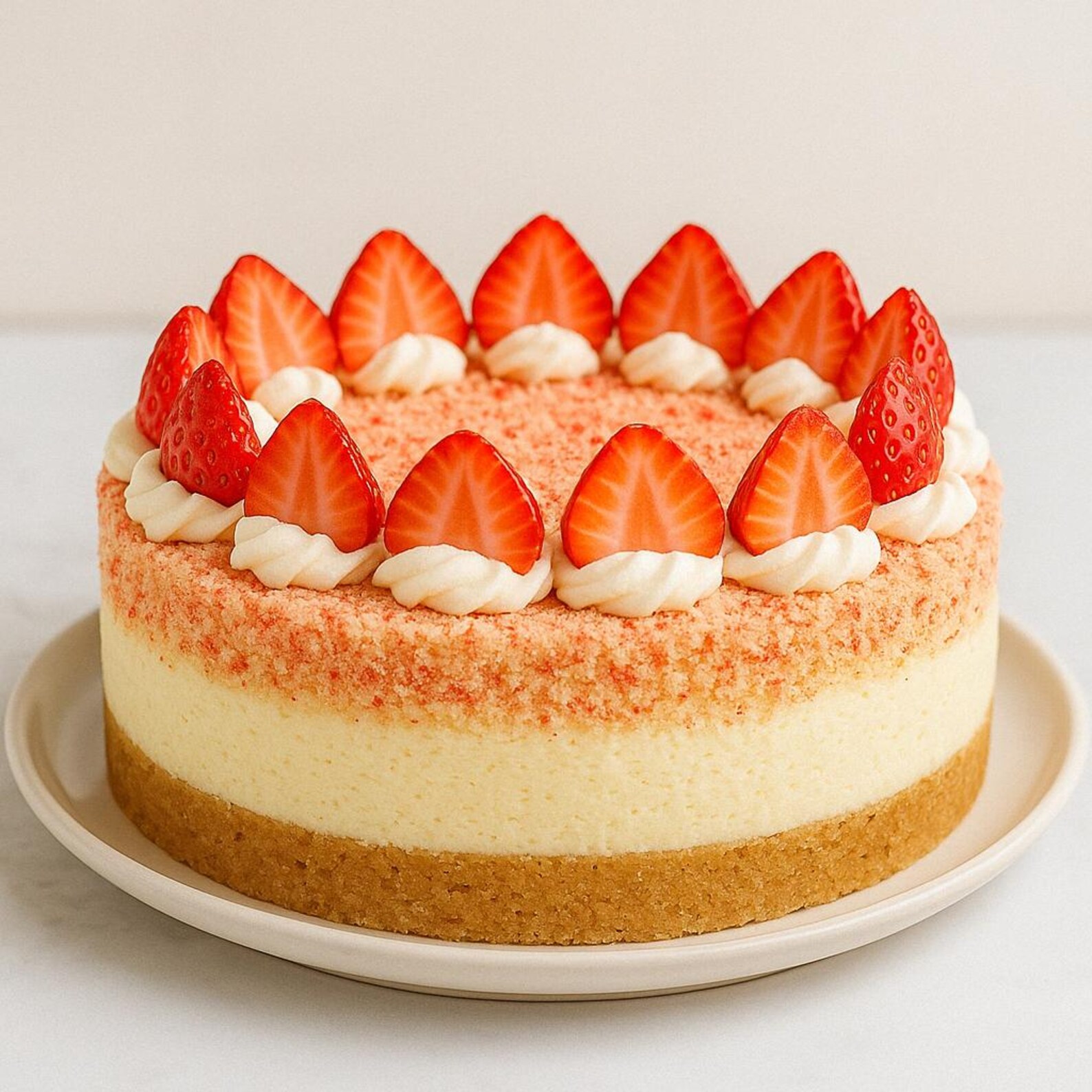 Strawberry Shortcake Cheesecake, Digital Download, Recipe Download ...