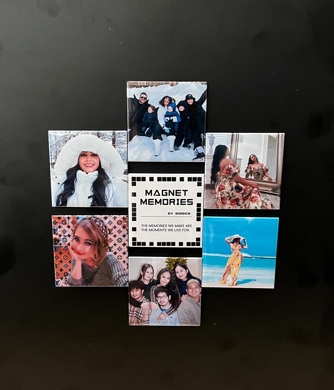 12 Custom Photos of Fridge Magnets 2x2" - Etsy