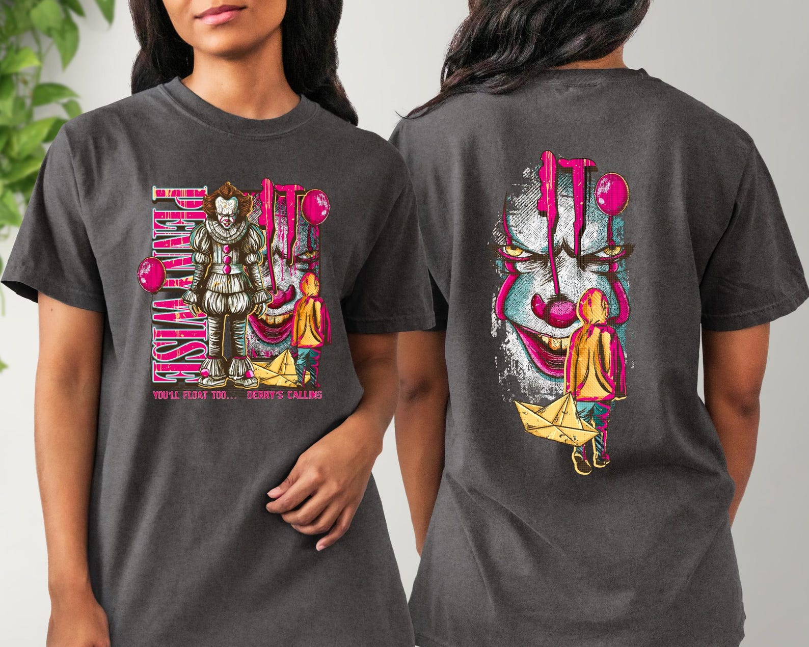 Pennywise - IT - Pink - Clown - PNG - Digital Download - Etsy