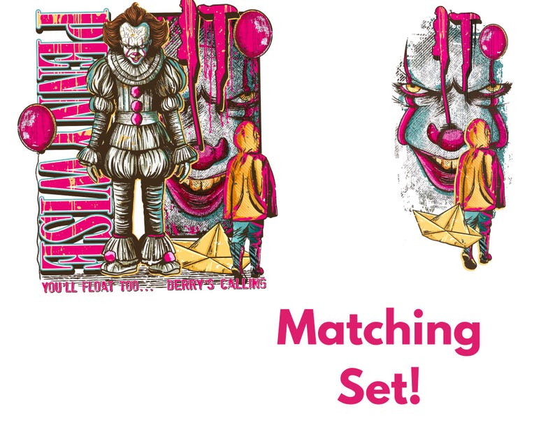Pennywise - IT - Pink - Clown - PNG - Digital Download - Etsy