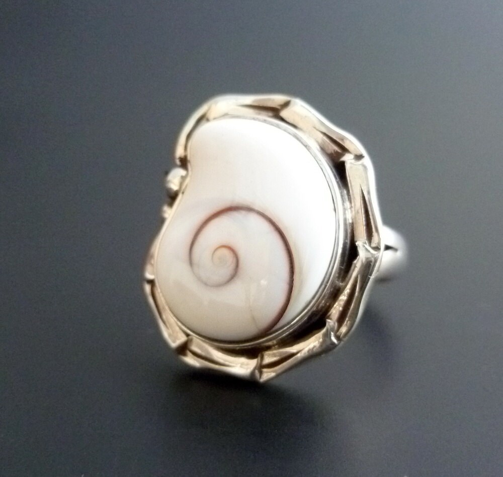 Sterling Silver Shiva Eye Ring Handmade Silver Ring With | Etsy