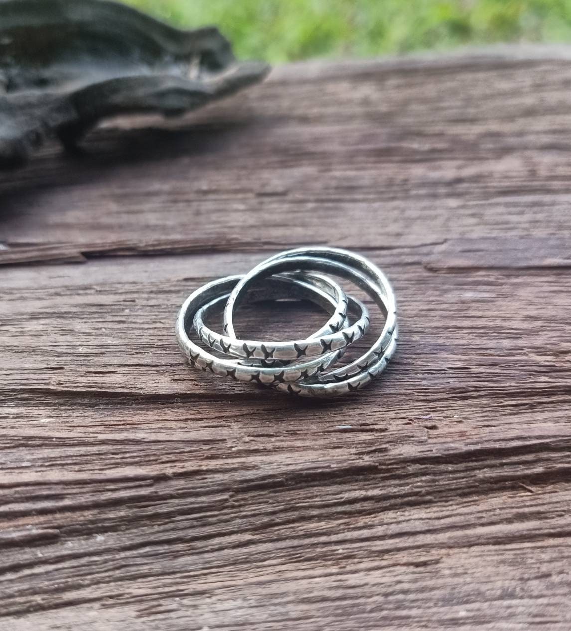 Handmade Sterling Silver Russian Wedding Band Style Ring | Etsy