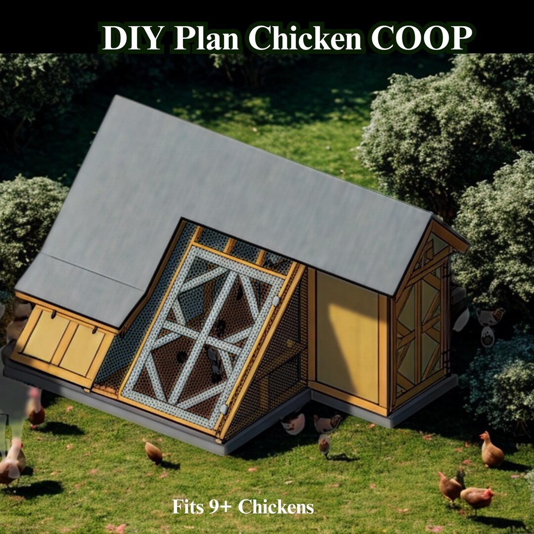 9 Chickens Coop Blueprints With Nesting Boxes & Storage | Backyard Hen ...