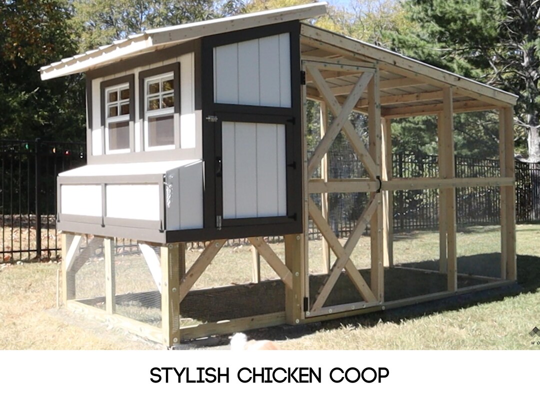 8 Chicken Coop DIY Plans With Video Tutorial - Simple Hencoop With Run ...