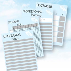 2025 Teacher Planner Printable: Digital Lesson Plan Book (PDF Download ...