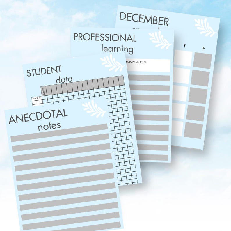 2025 Teacher Planner Printable: Digital Lesson Plan Book (PDF Download ...
