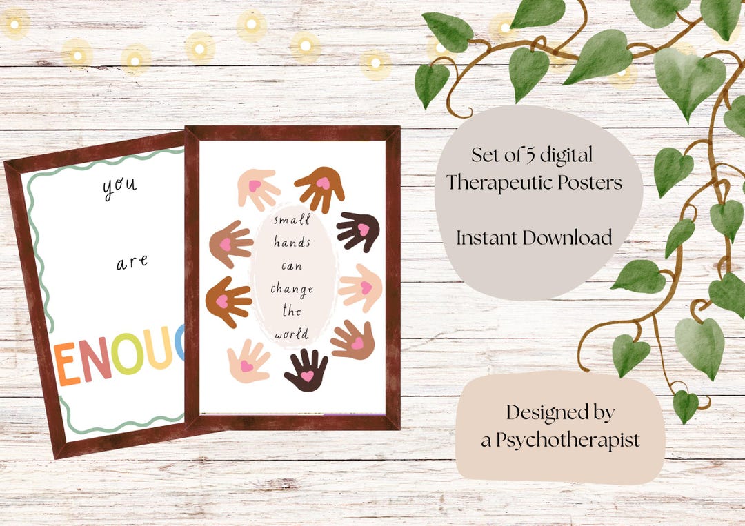 5 'be Proud' Counselling Poster Bundle, Therapy Posters, Mindfulness ...