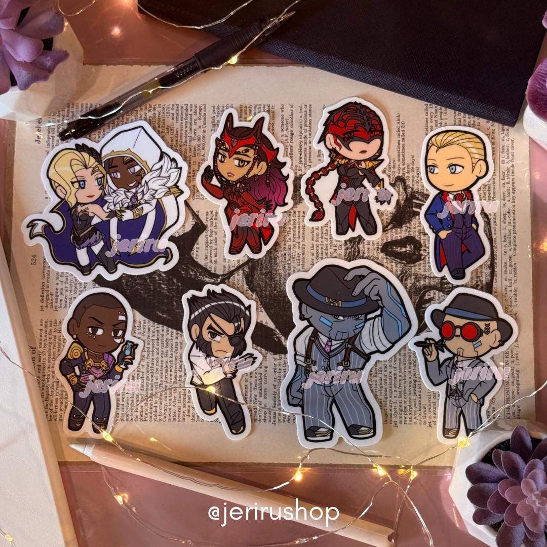 Marvel Rivals Inspired Stickers: Hellfire Gala Set | Die Cut | Vinyl ...
